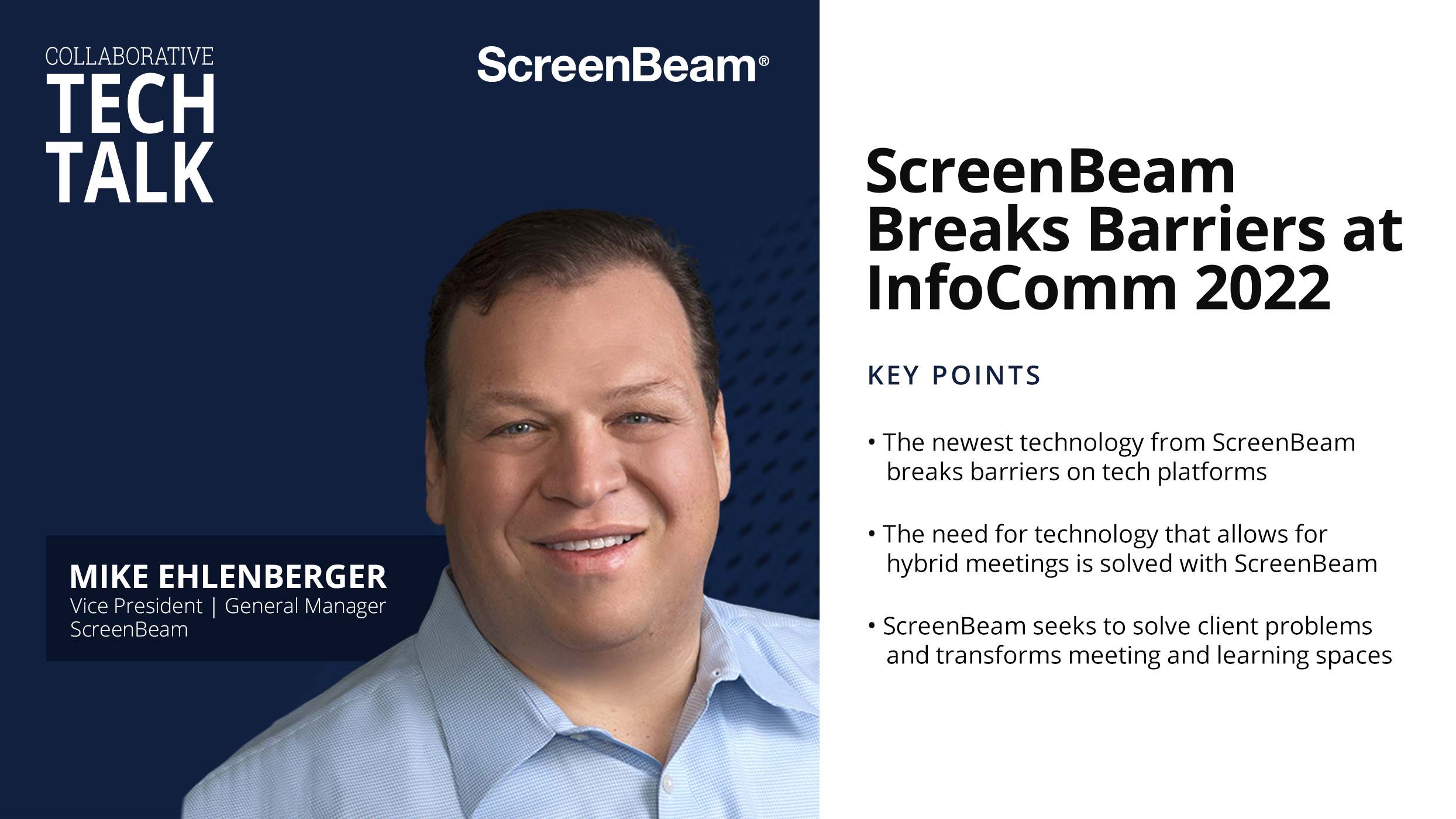 ScreenBeam Breaks Barriers at InfoComm 2022 - The ScreenBeam Blog